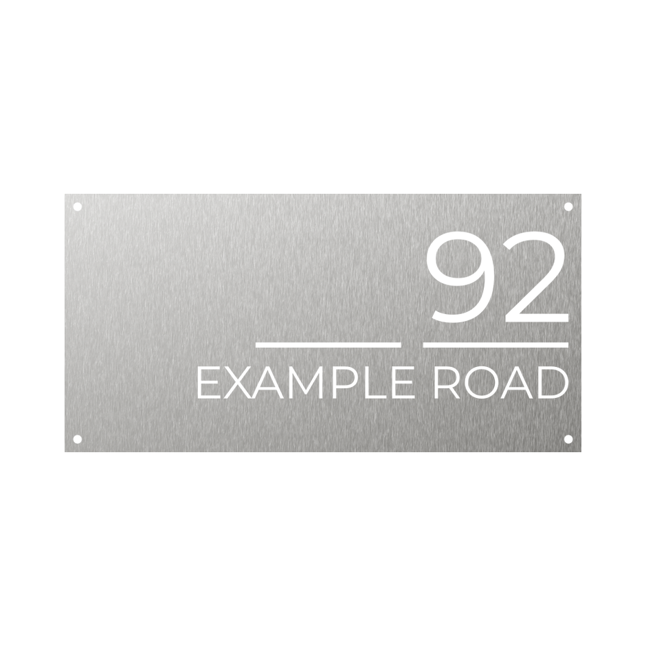 Renewed House Numbers